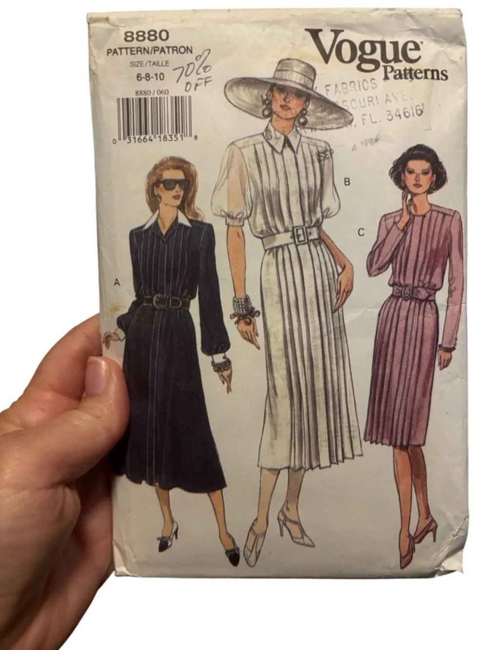 Simplicity | Other | Vintage Vogue Patterns 888 Misses Midi Dress ...